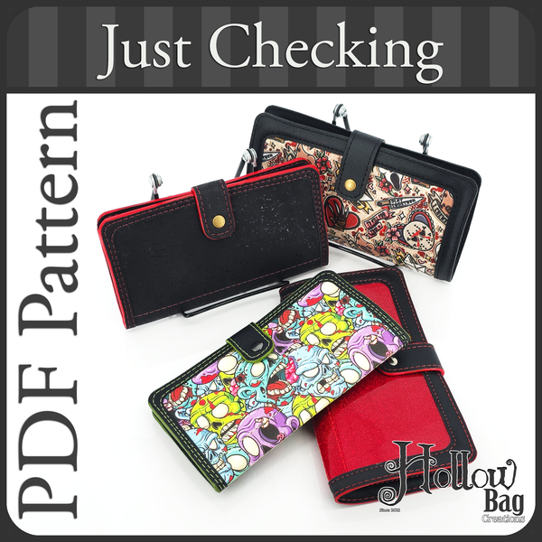 PATTERN - Just Checking – Hollow Bag Creations