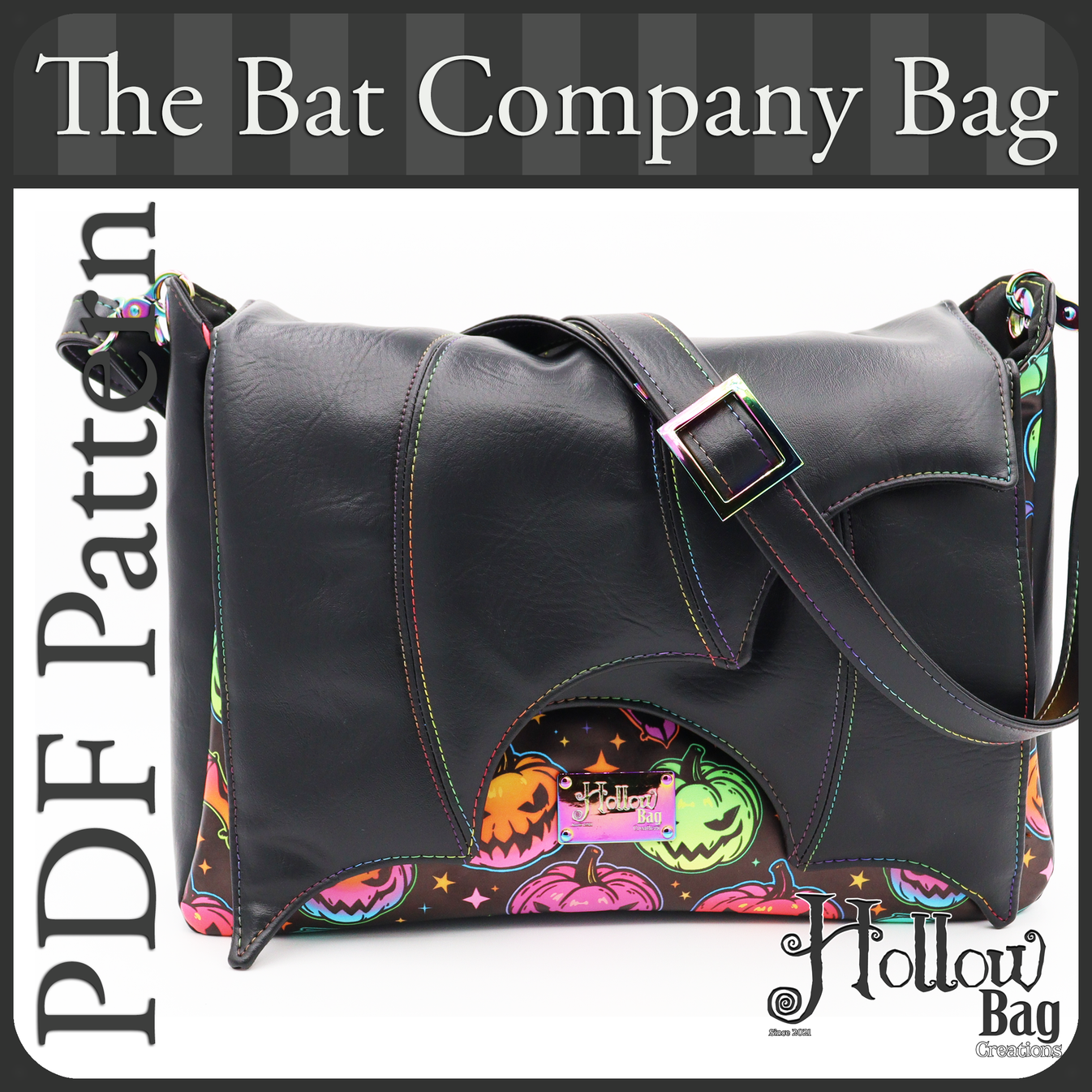 PATTERN - The Bat Company Bag – Hollow Bag Creations