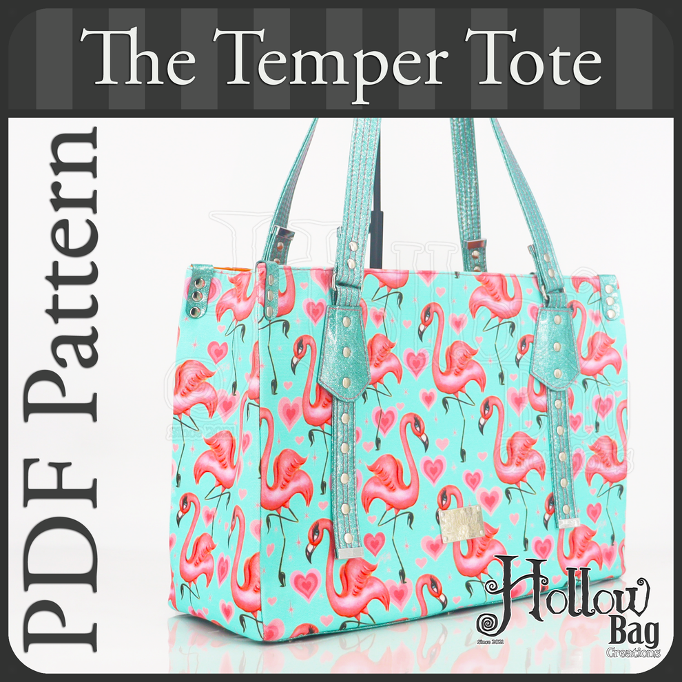 PATTERN - The Temper Tote – Hollow Bag Creations